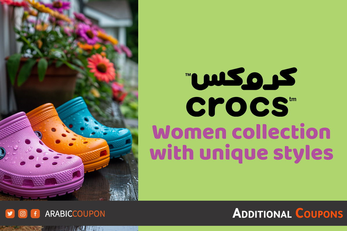 Crocs different shoe designs for women in Kuwait